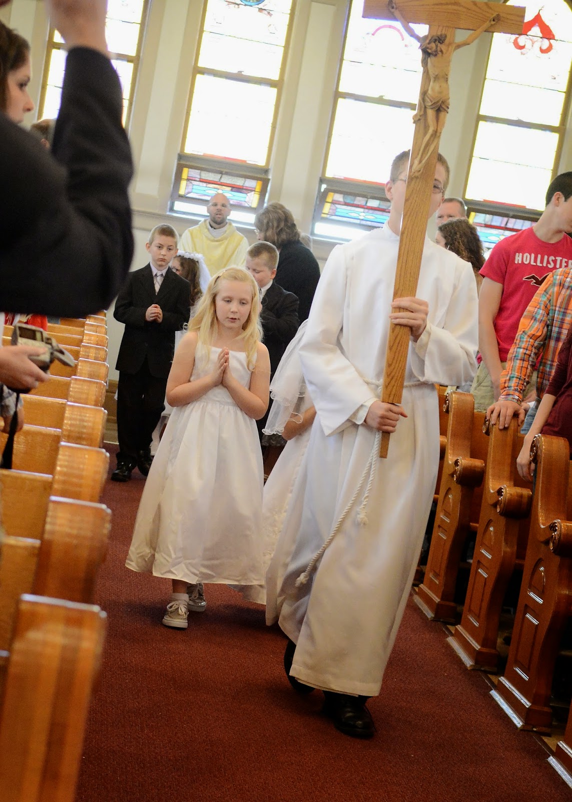 This Farm Family's Life: B's First Communion....