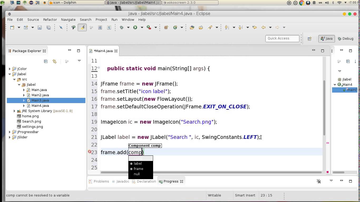 31 Java Swing Gui Jlabel كورسات بالعربي