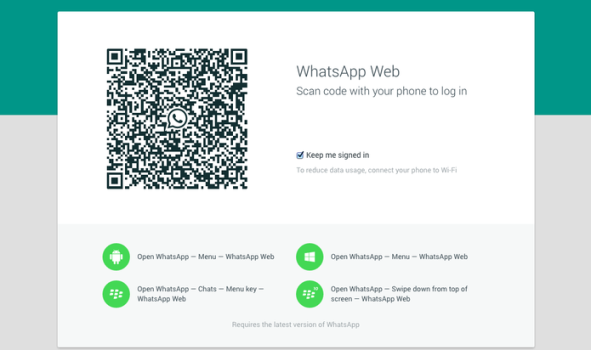 WhatsApp lança oficialmente sua versão web para PCs.