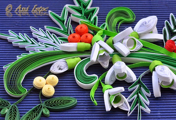 Printre hobby-uri: quilling, kusudama, origami, bijuterii handmade ...