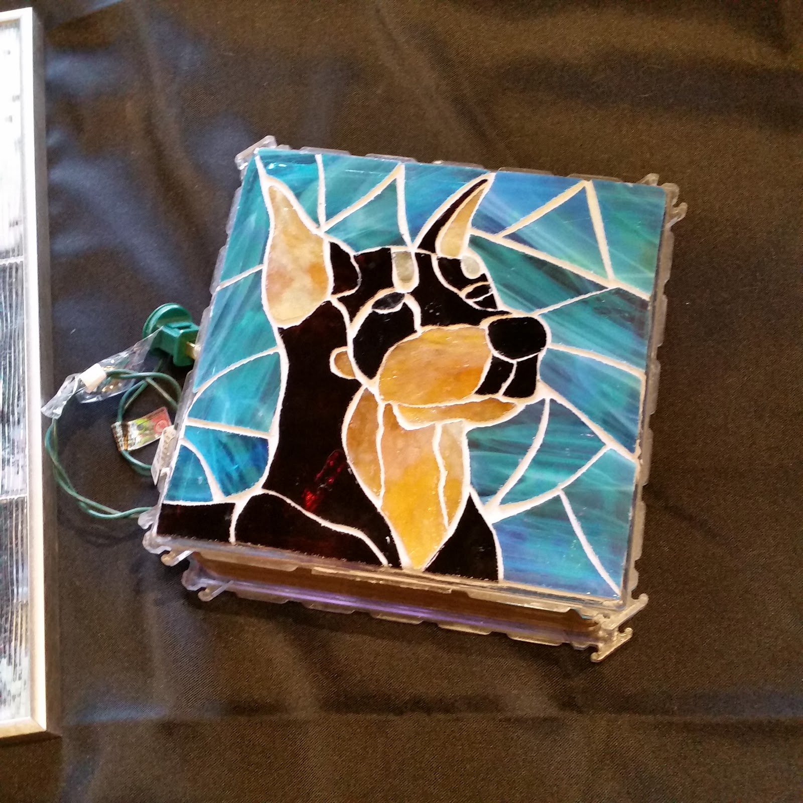 Stained Glass Dobermans donated to DRM by Groomer at Ruffin' Inn Pet ...