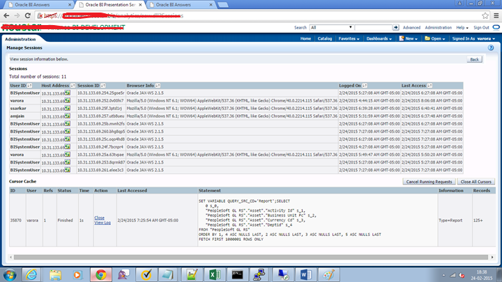 .: OBIEE Connection Pool