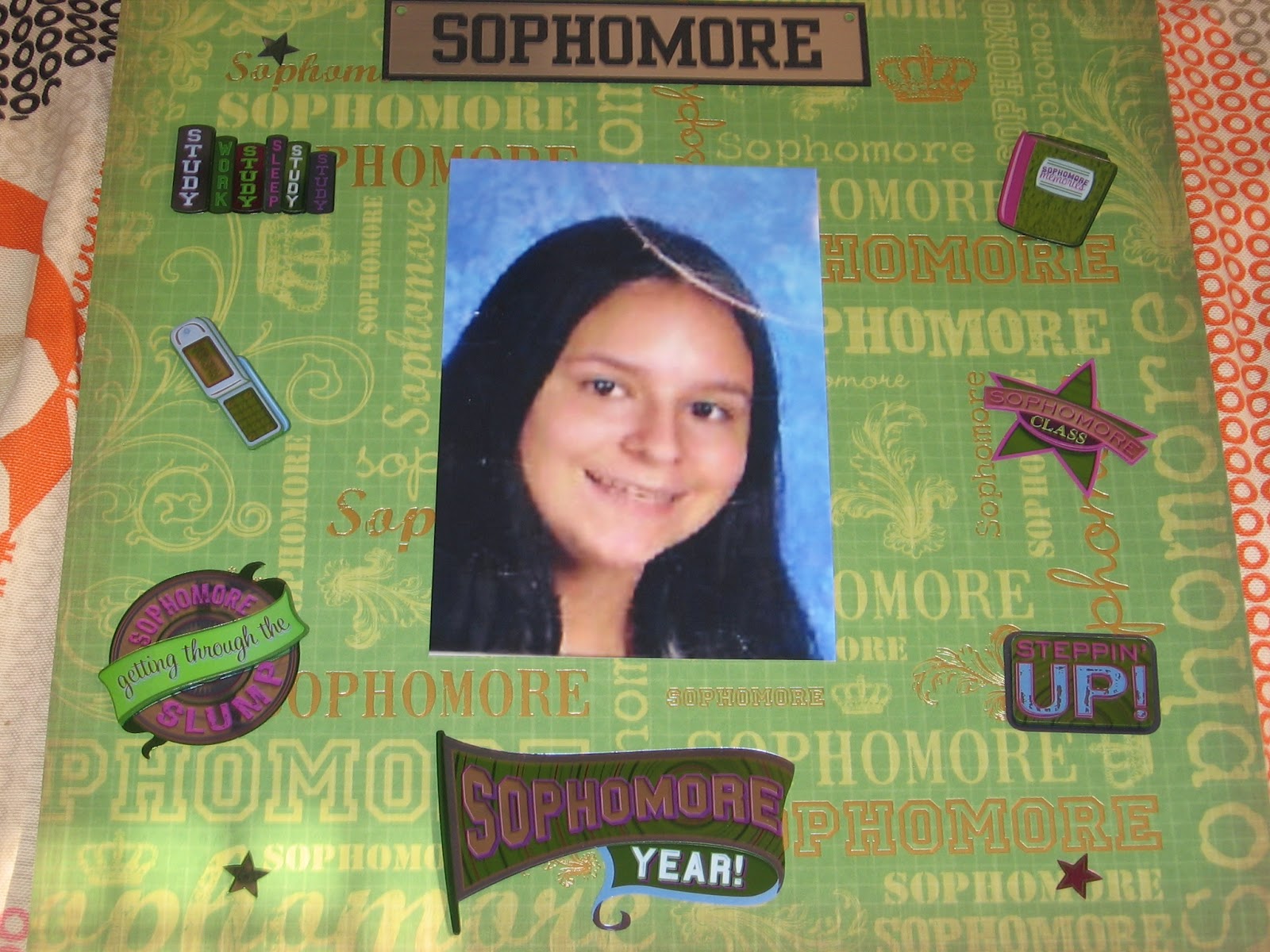 Boxes And Shadows: School Years Scrapbook