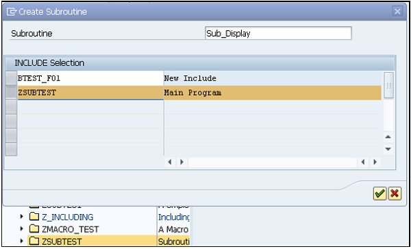 SAP ABAP Central: 1.24 SAP ABAP - Subroutines SAP ABAP Central: 1.24 SAP ABAP - Subroutines