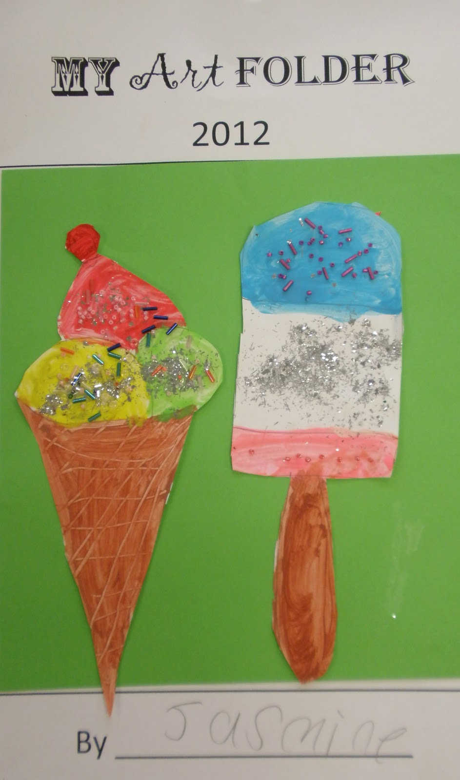 Art with Mrs Baker: Ice cream Paintings