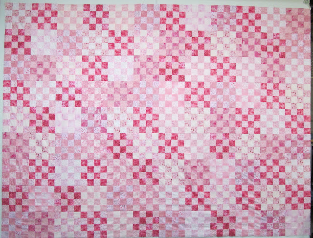 Exuberant Color : Pink 16 patch sewn........