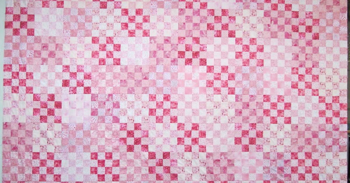 Exuberant Color : Pink 16 patch sewn........