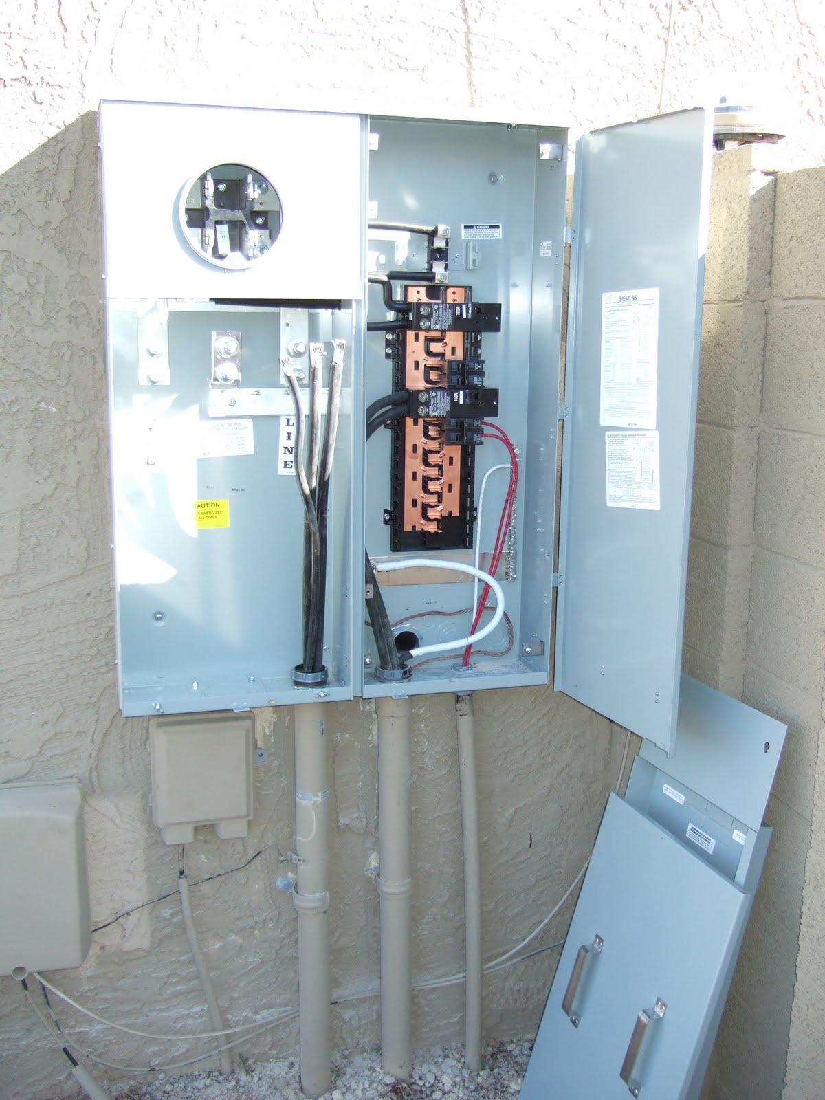 AZBen: 400 Amp Meter Panel Installed