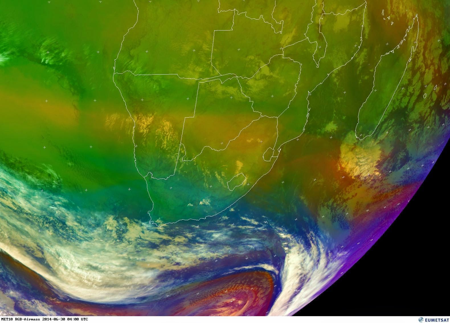Mossel Bay Weather Observation, South Africa : Weather Satellite Image ...