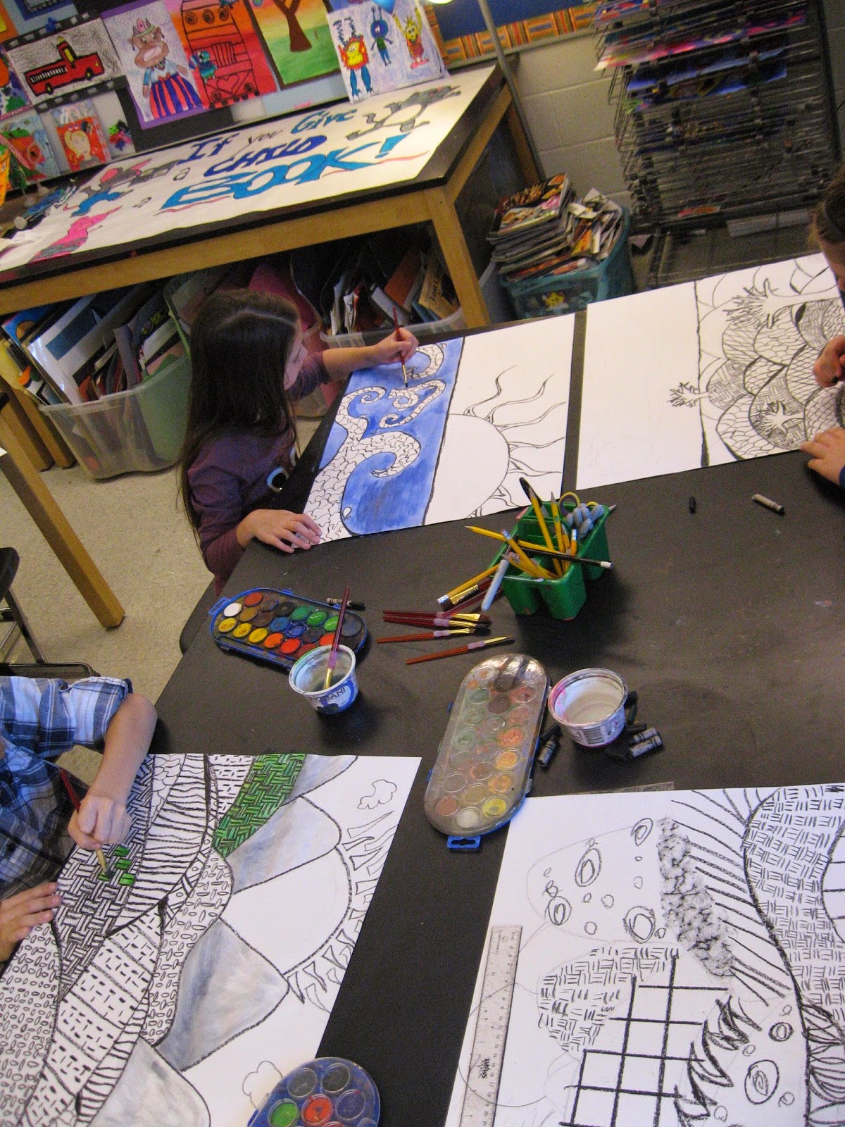 Jamestown Elementary Art Blog: 4th Grade Landscapes