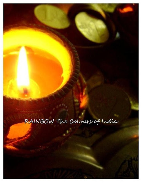 RAINBOW - The Colours of India: Diyas, Ragolis and Flowers...Countdown ...