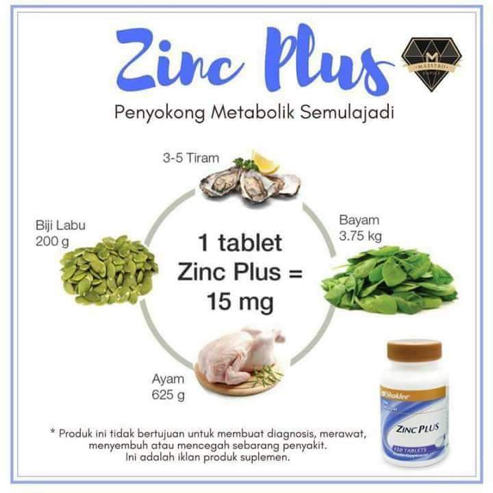 Badan Sihat Hati Ceria: 7 Sebab Kenapa Lelaki Perlu Ambil Zinc Plus?