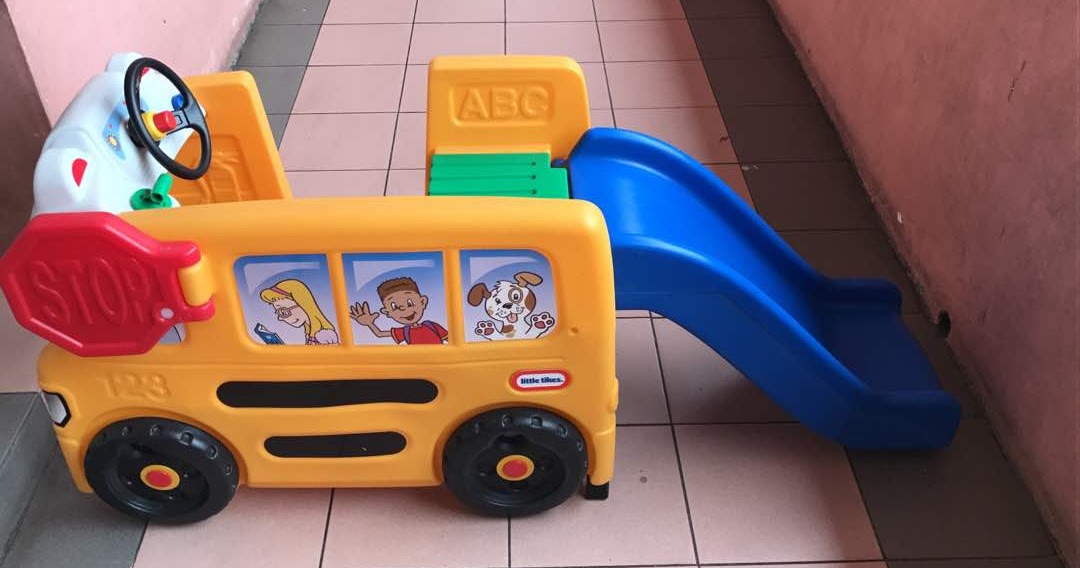 MYBUNDLETOYS2: LITTLE TIKES School Bus Activity Gym