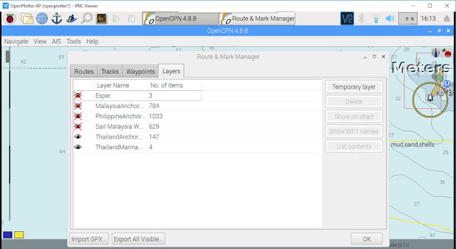 Matilda's Journey: Setting up layers folder in OpenPlotter - OpenCPN