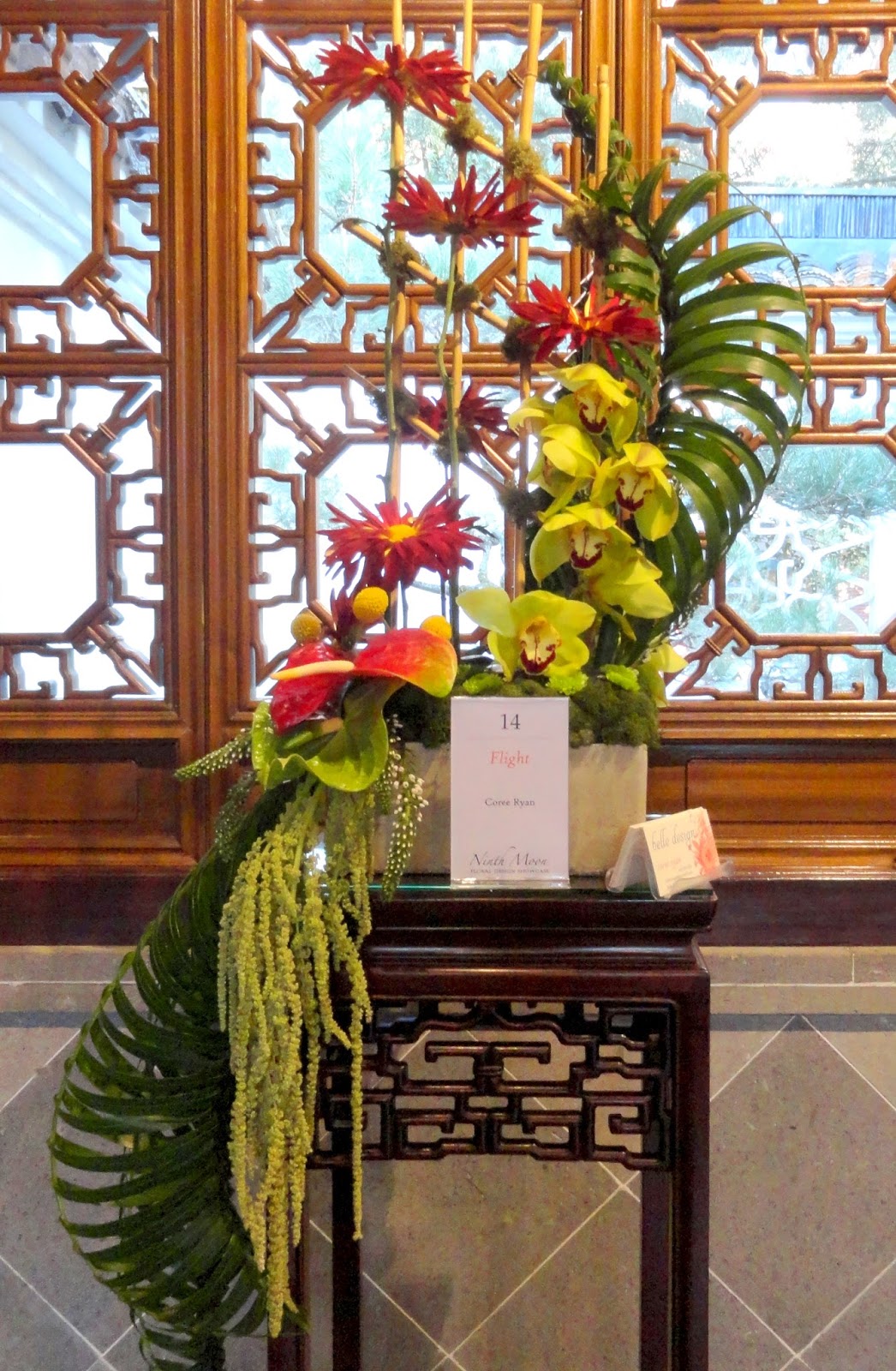 danger garden: The Ninth Moon Floral Design Showcase at Lan Su