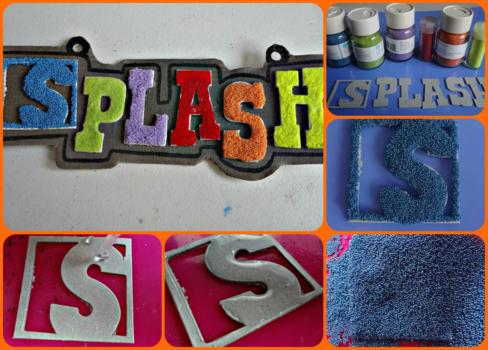 Crafty Night Owls: Summer Splash Wreath