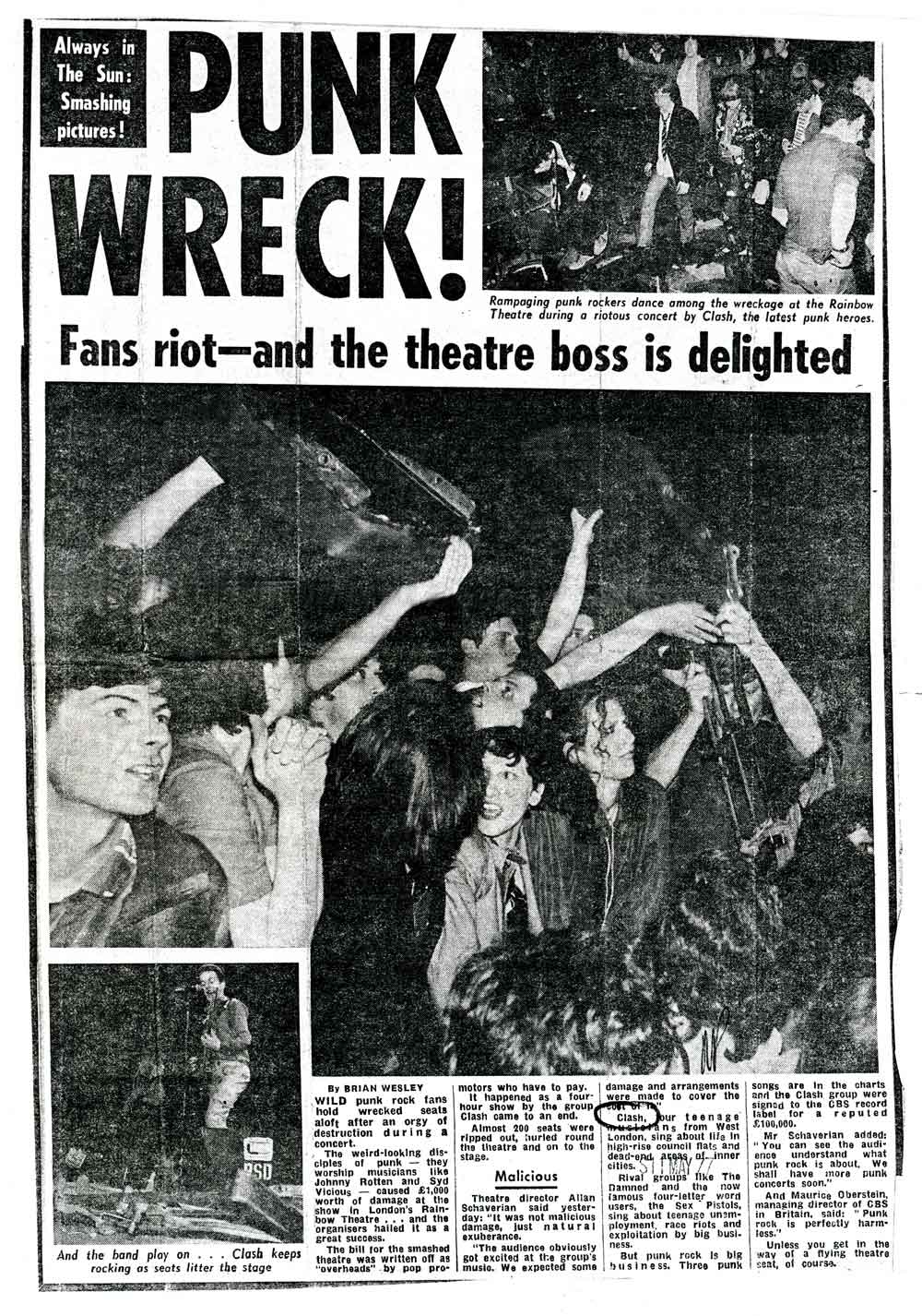 tonyface: White Riot Tour 1977
