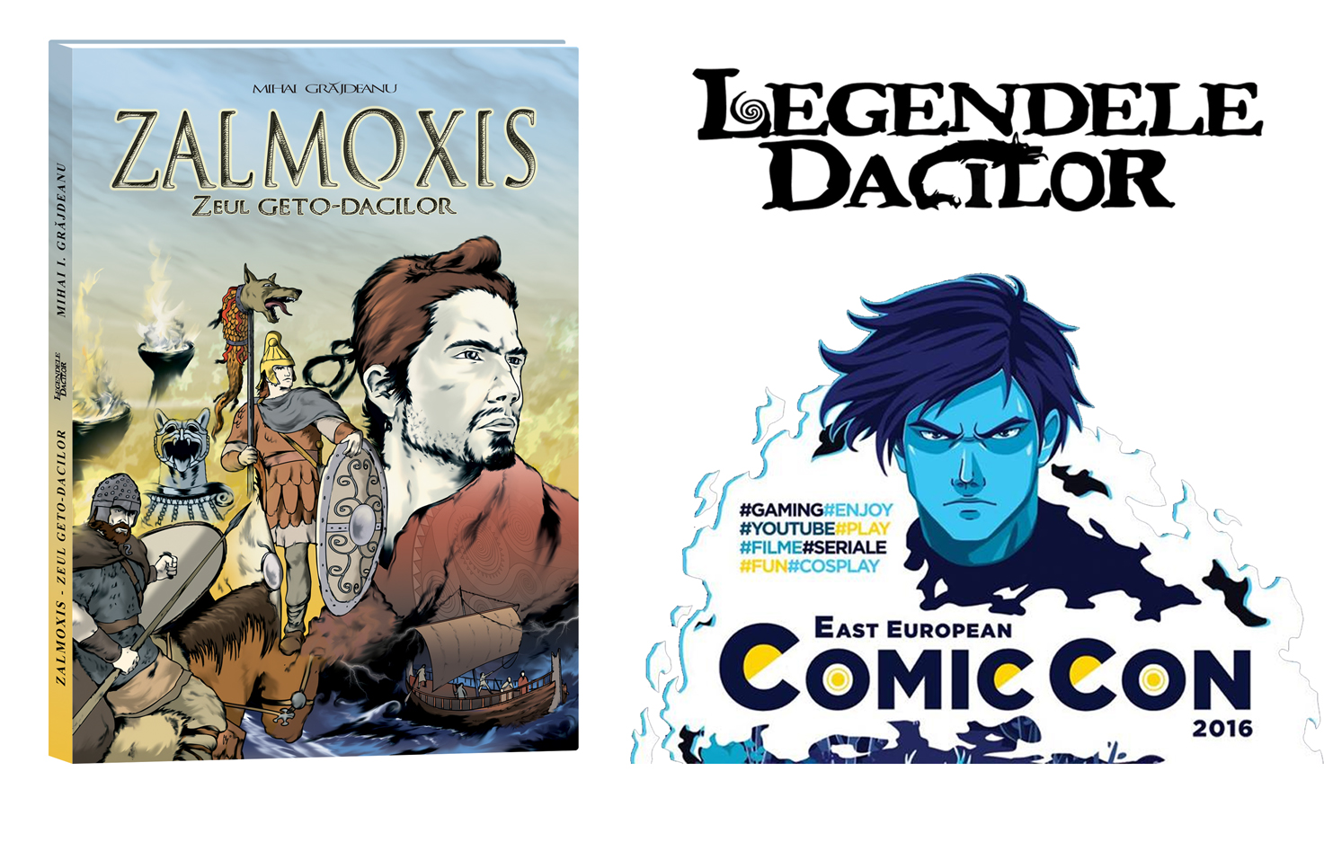 Albumul bd „Zalmoxis – Zeul Geto-Dacilor” la East European Comic Con