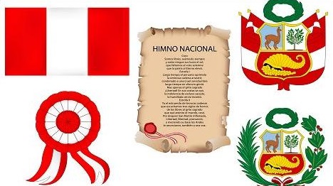 Simbolos patrios del Perú ~ Dibujos para Niños