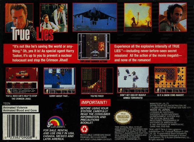 RetroManíacos: [Snes] True Lies