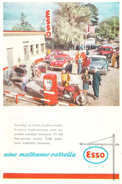 Vanhoja mainoksia: ESSO 1960