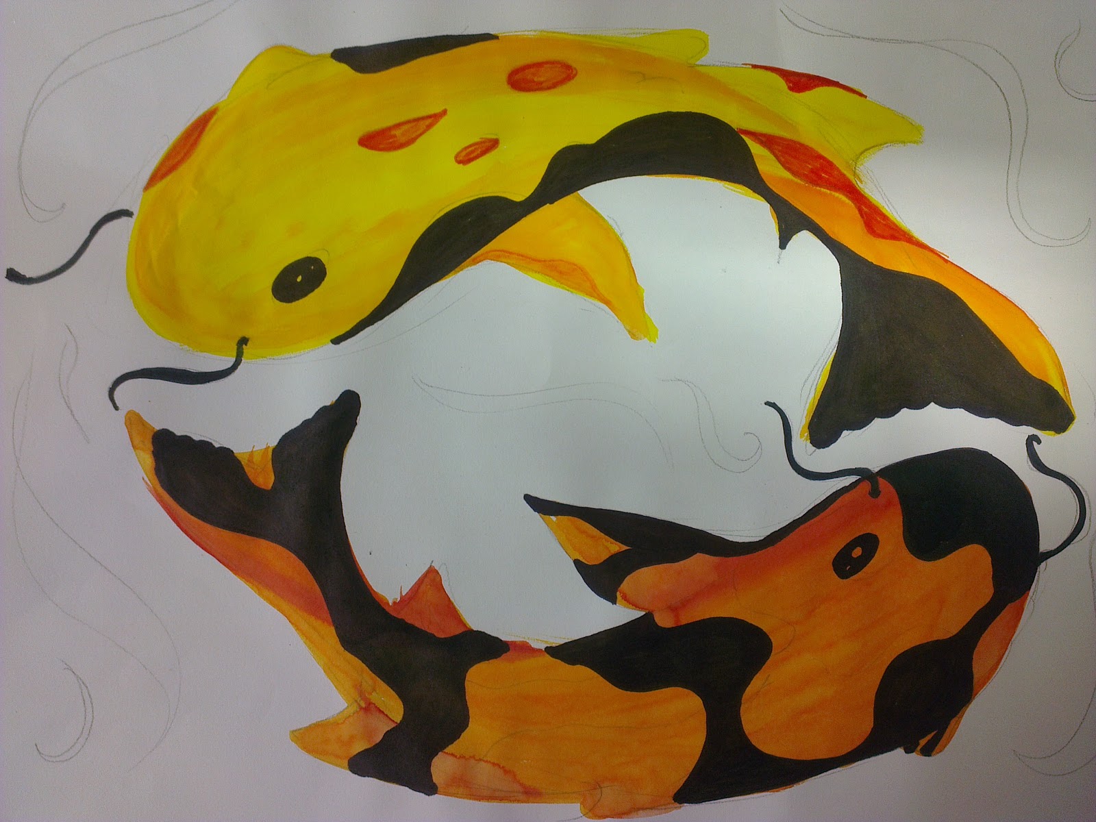 Once upon an Art Room: Koi Fish
