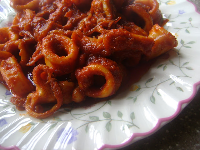 Resepi Sotong Masak Merah Ringkas - My Resepi Menarik