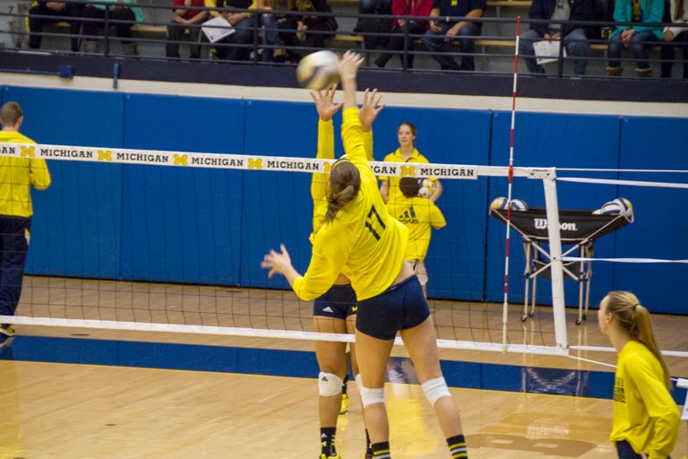 Tales of the Flowers: University of Michigan Volleyball