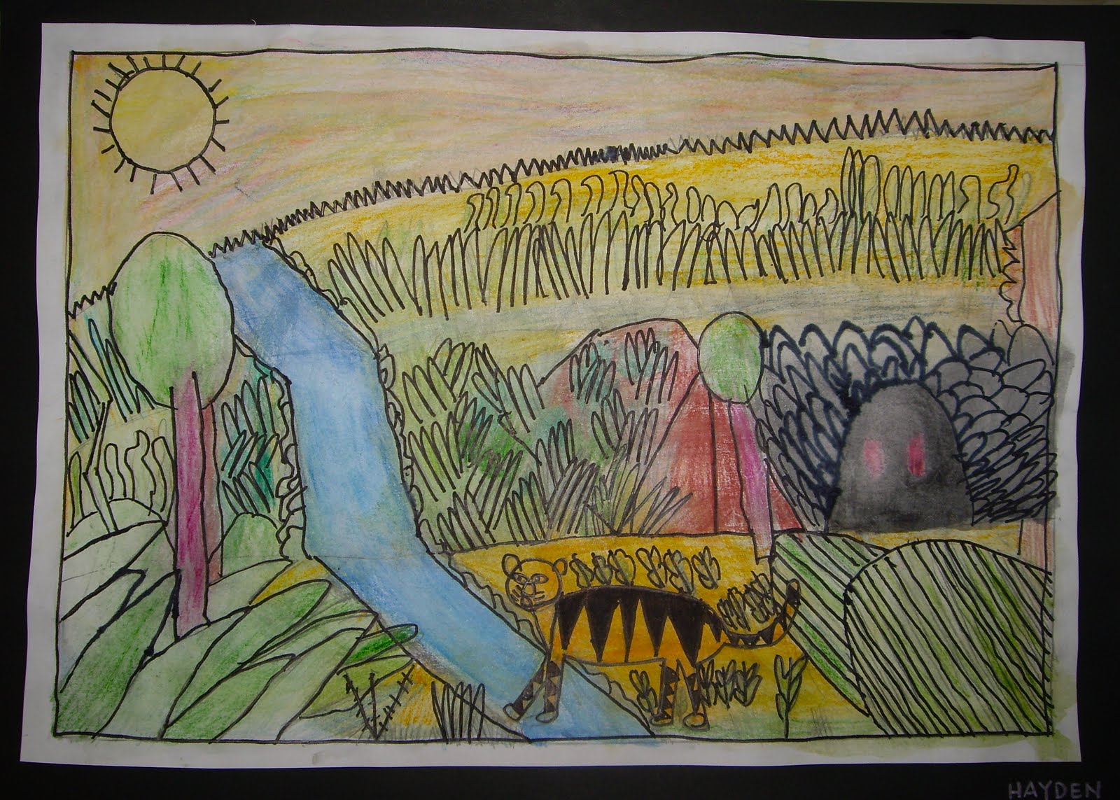 Use Your Coloured Pencils: Rousseau Rainforests