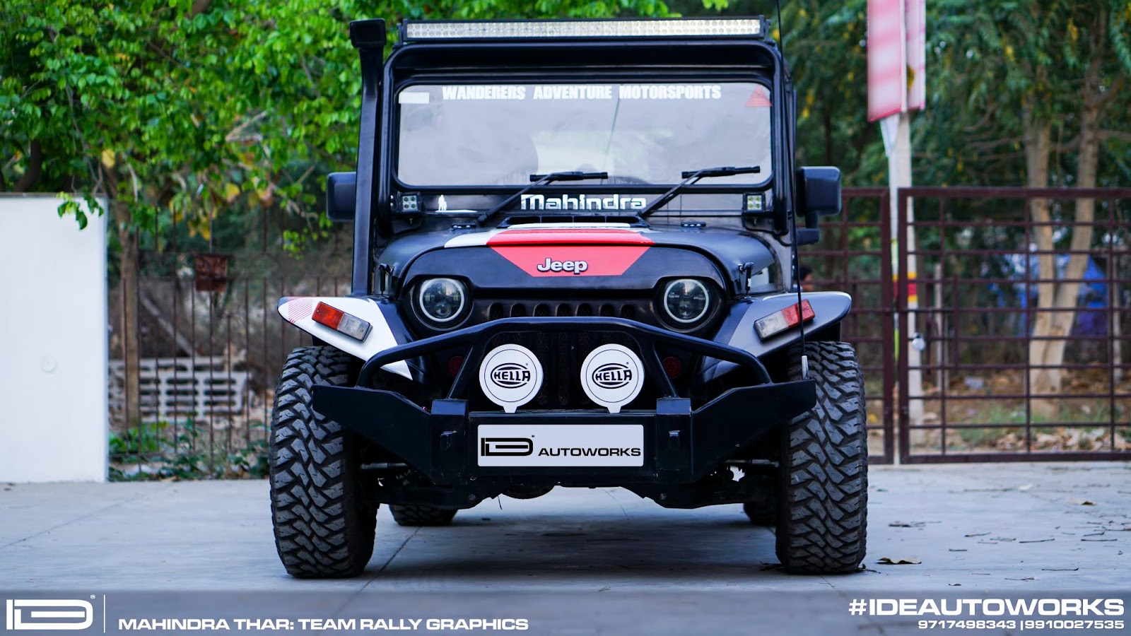 Rally Team Livery: Mahindra Thar | IDE Autoworks