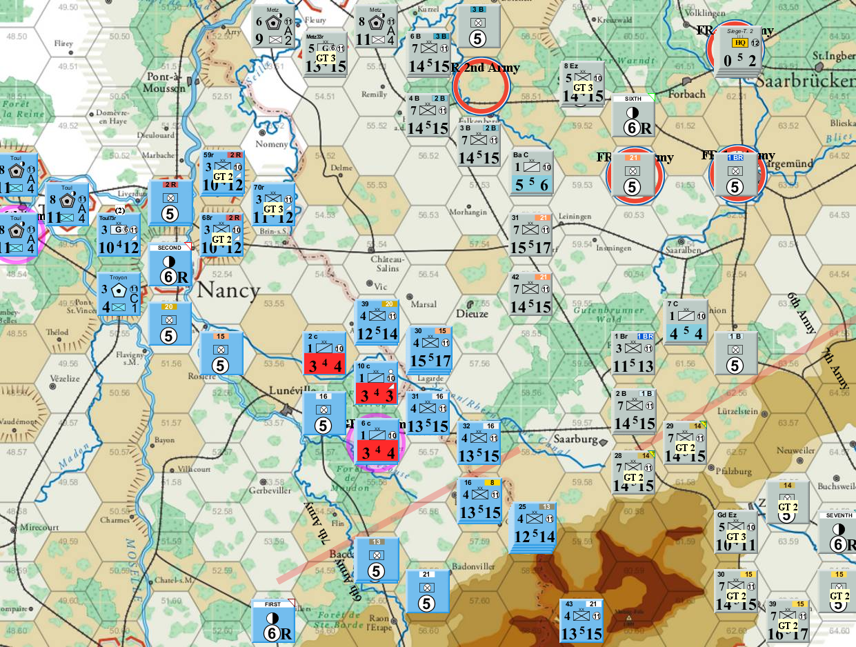 Palouse Wargaming Journal: GMT's 1914 Offensive a Outrance