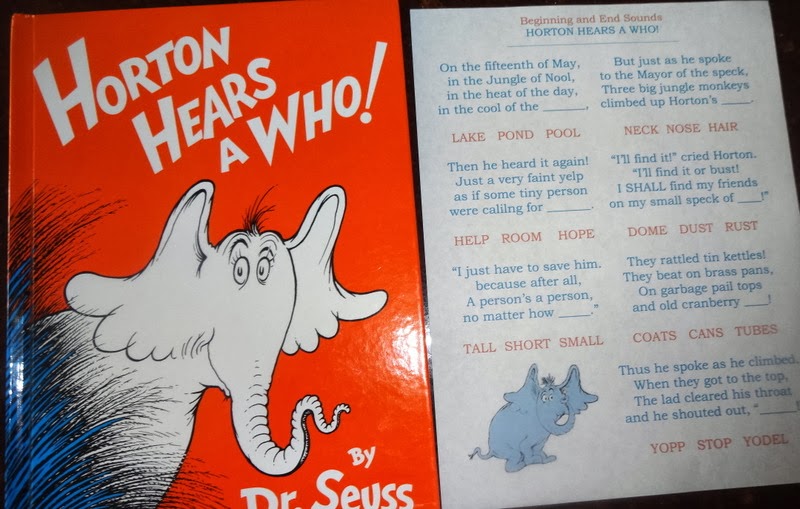 Mom's Tot School: Dr. Seuss!