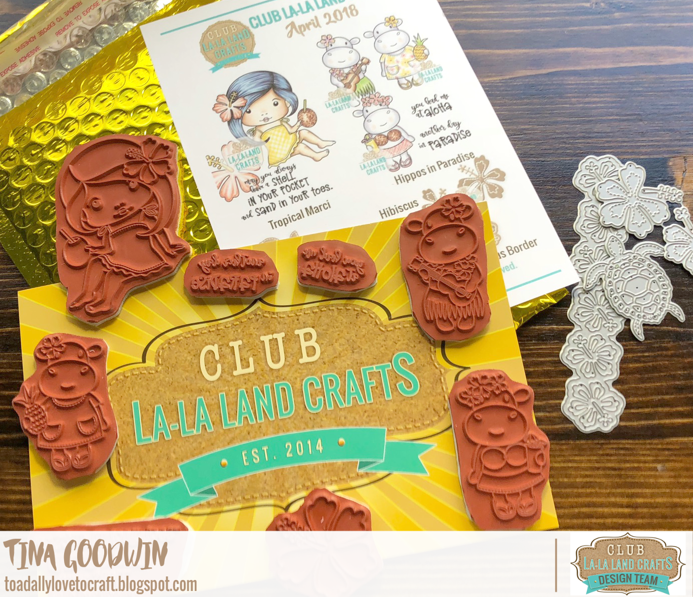 Toadally Love To Craft: April 2018 La-La Land Crafts Club Kit Release