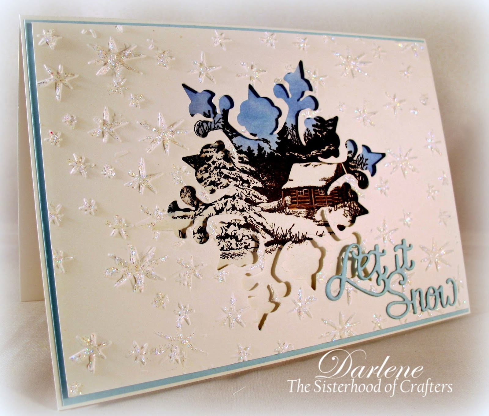 DAR'S CRAFTY CREATIONS: Dashing Through The Snow