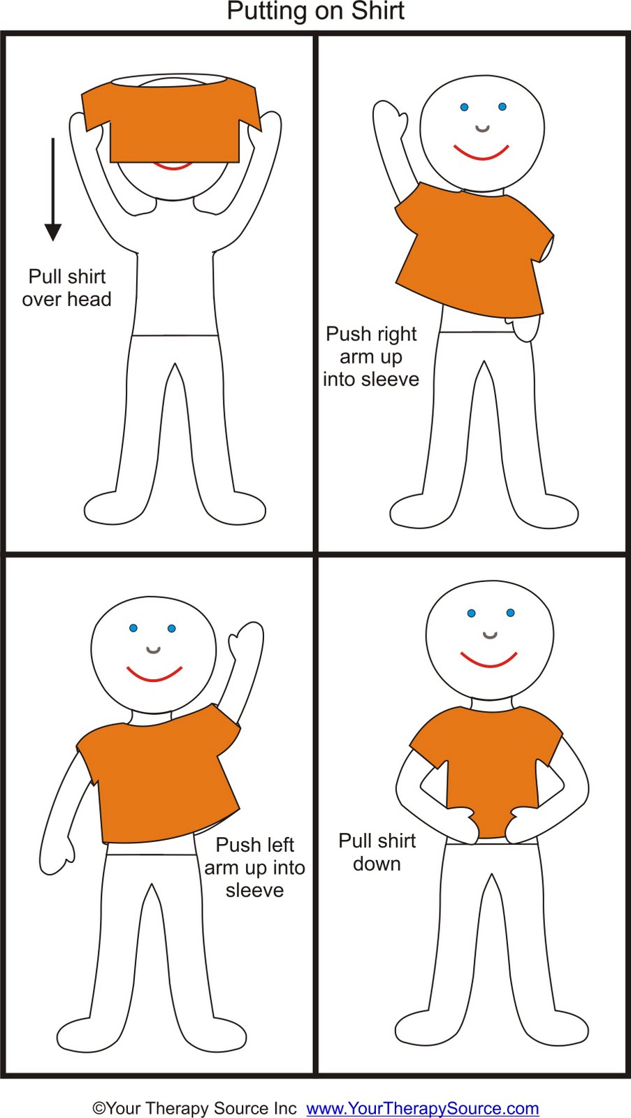 Tips For Teaching A Child Dressing Skills Your Therapy Source Www