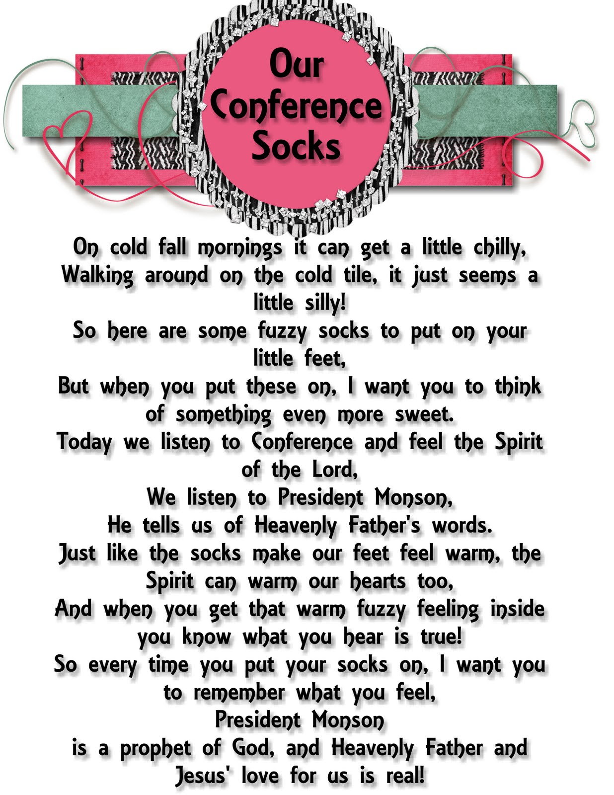 Blue Skies Ahead: Conference Socks