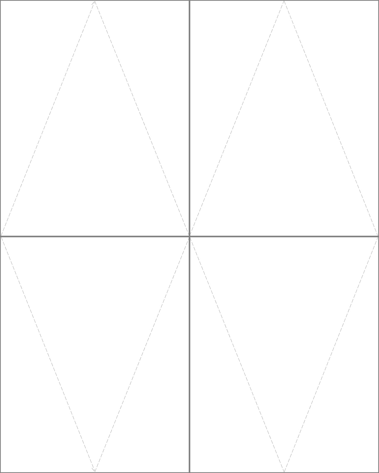 Tarkheena Crafts: Quick n' Easy Triangle Box with Template