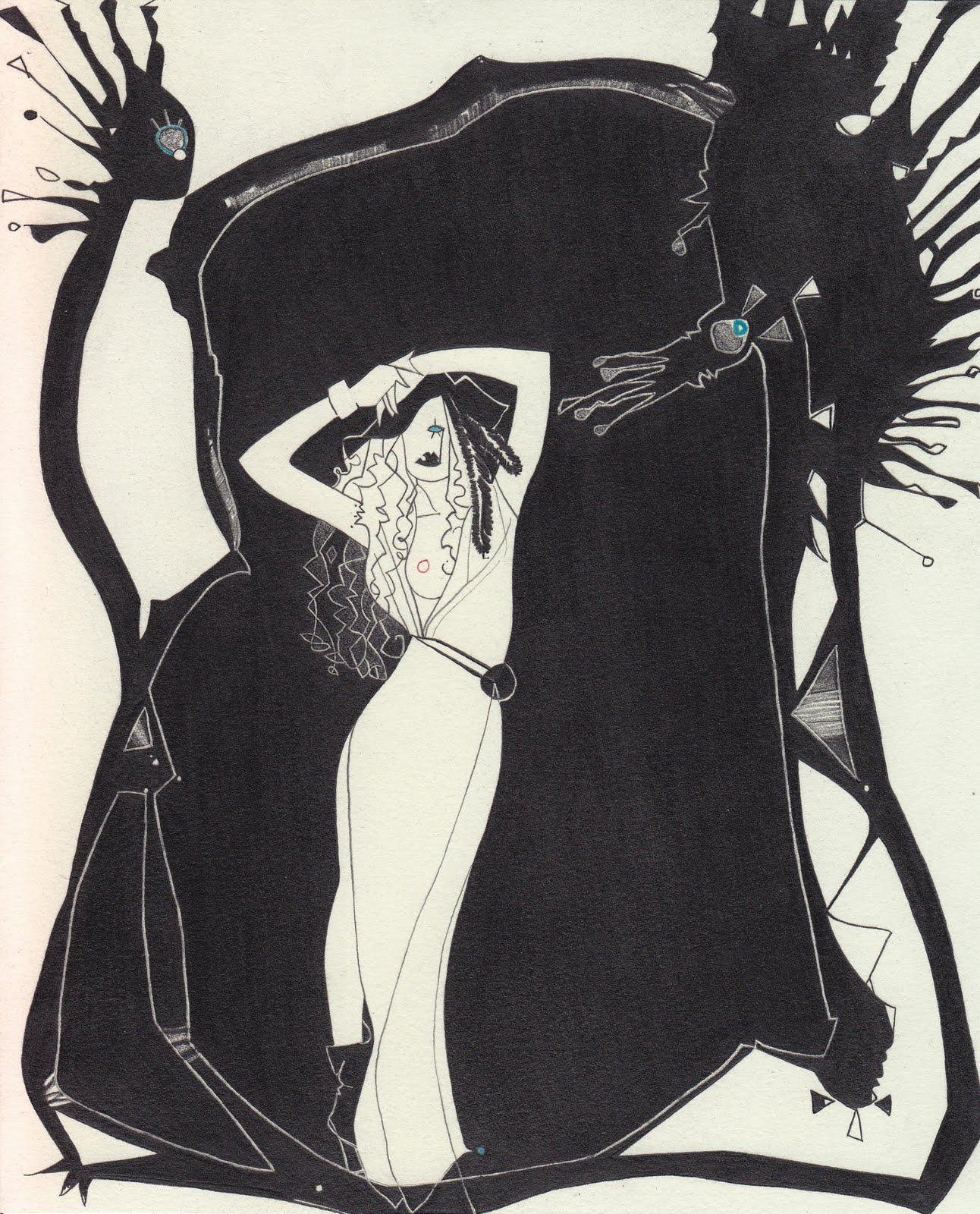 8B PENCILS: Fashion illustration for Noir