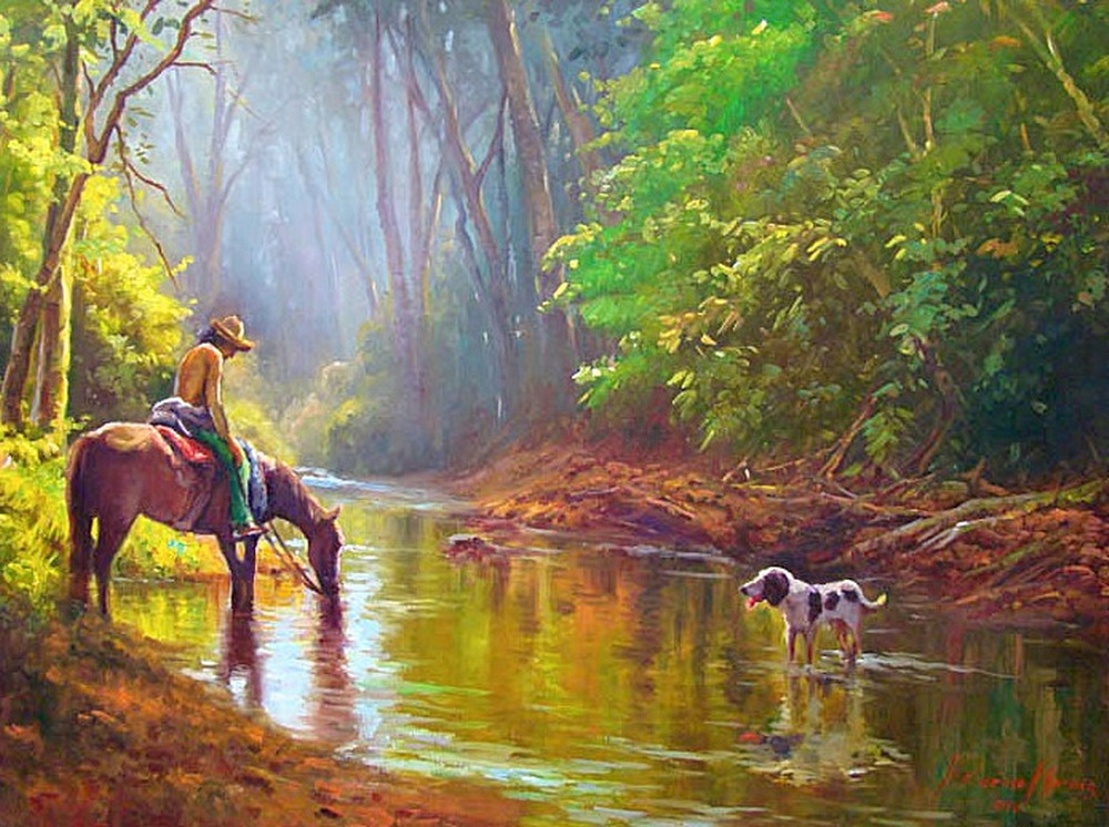 Historia y evolución de la pintura artística : Horizontes Del Campo Con ...