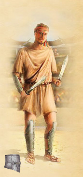 AMO DEL CASTILLO: Gladiadores. El DIMACHAERUS