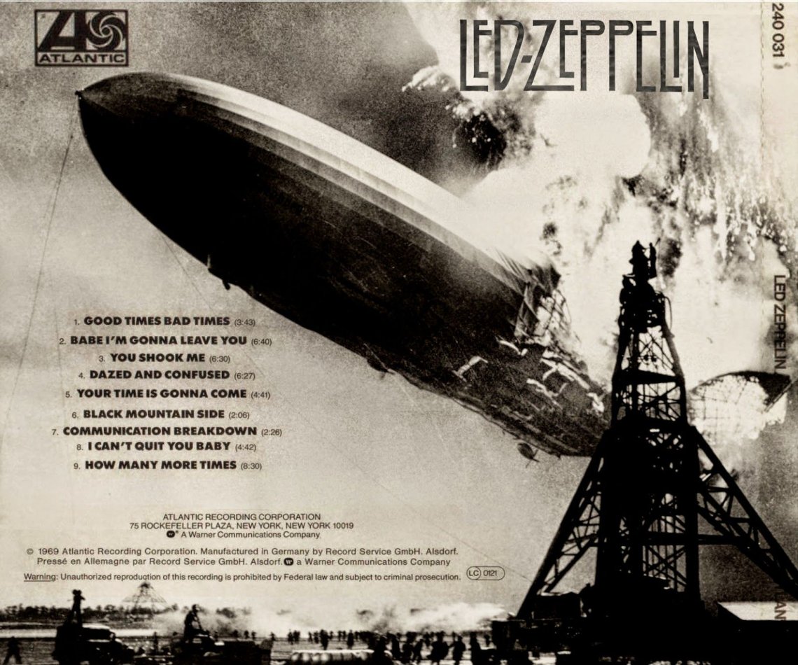50 AÑOS DEL LANZAMIENTO DEL PRIMER DISCO DE LED ZEPPELIN
