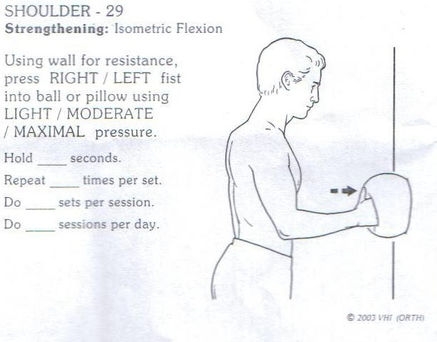 Theraband Rehab Exercises: Forward Flexion