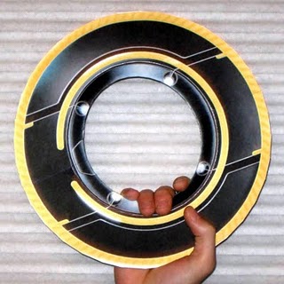 Tron Legacy Clu Identity Disc Papercraft | Papercraft Paradise ...