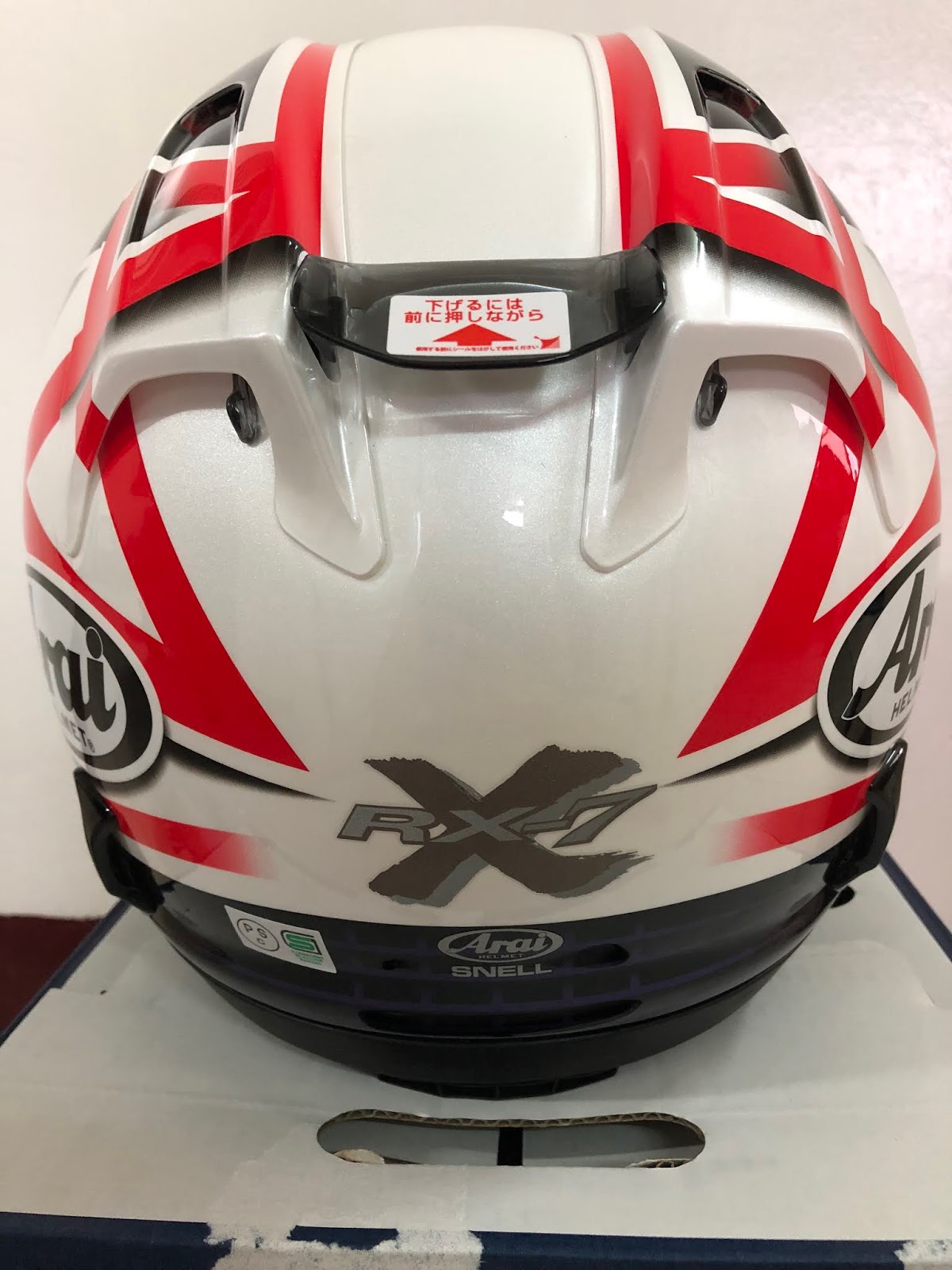 Arai x 56design RX-7X Nakano 中野真矢 五芒星 開箱