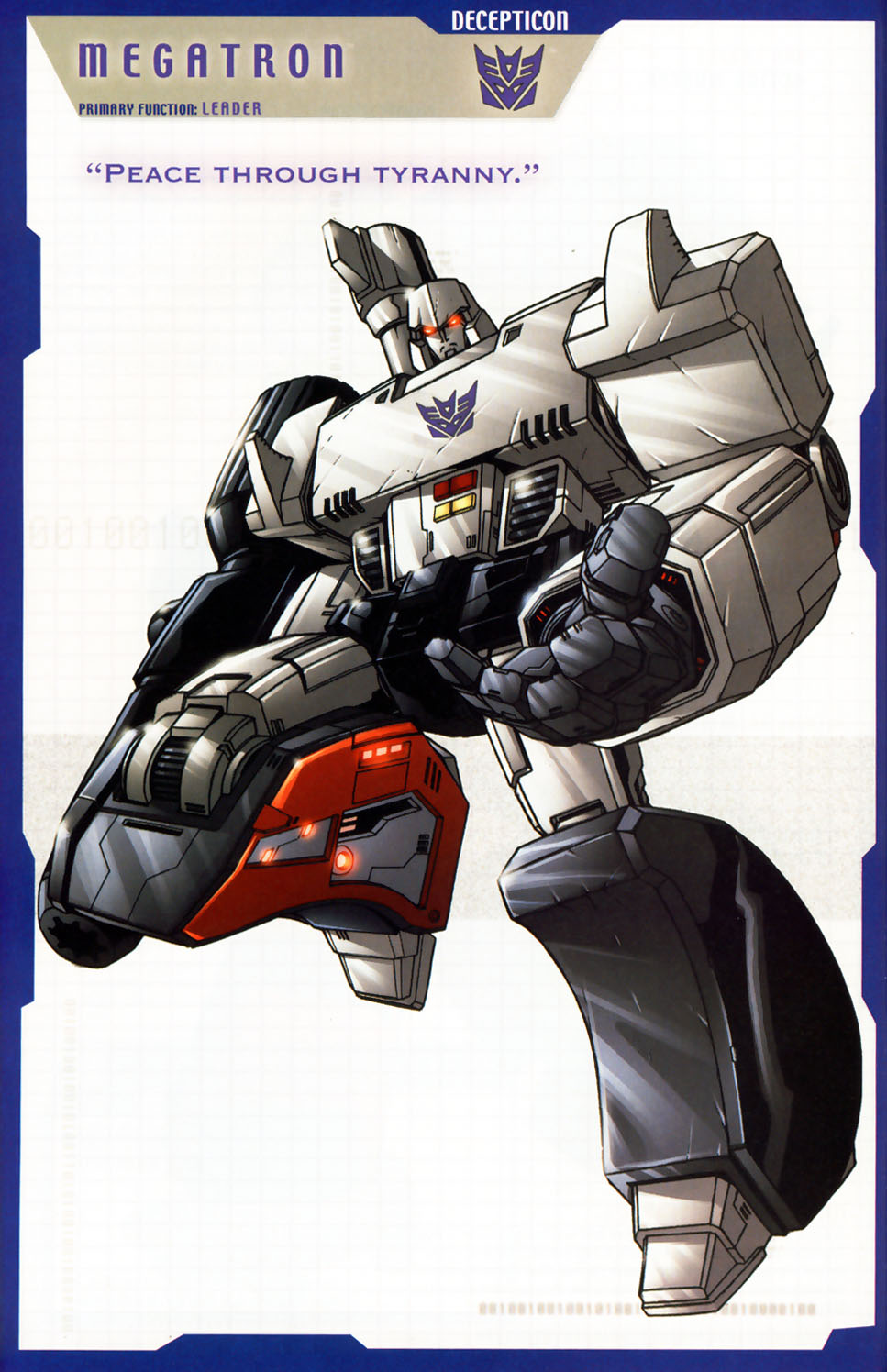 Transformer of the Day: Megatron (Part 1)