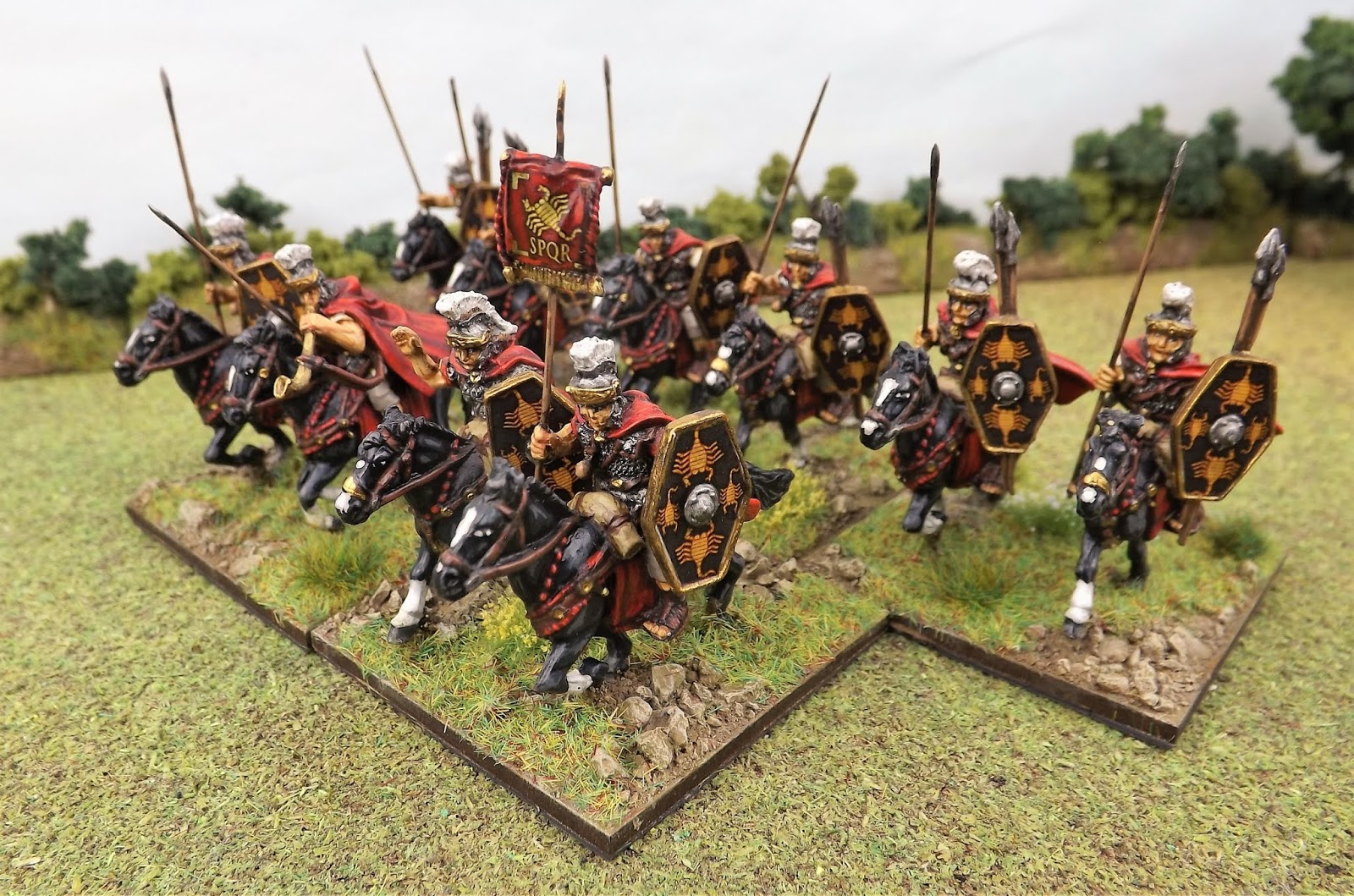 JJ's Wargames: Roman Praetorian Guard Cavalry and Supply Wagons