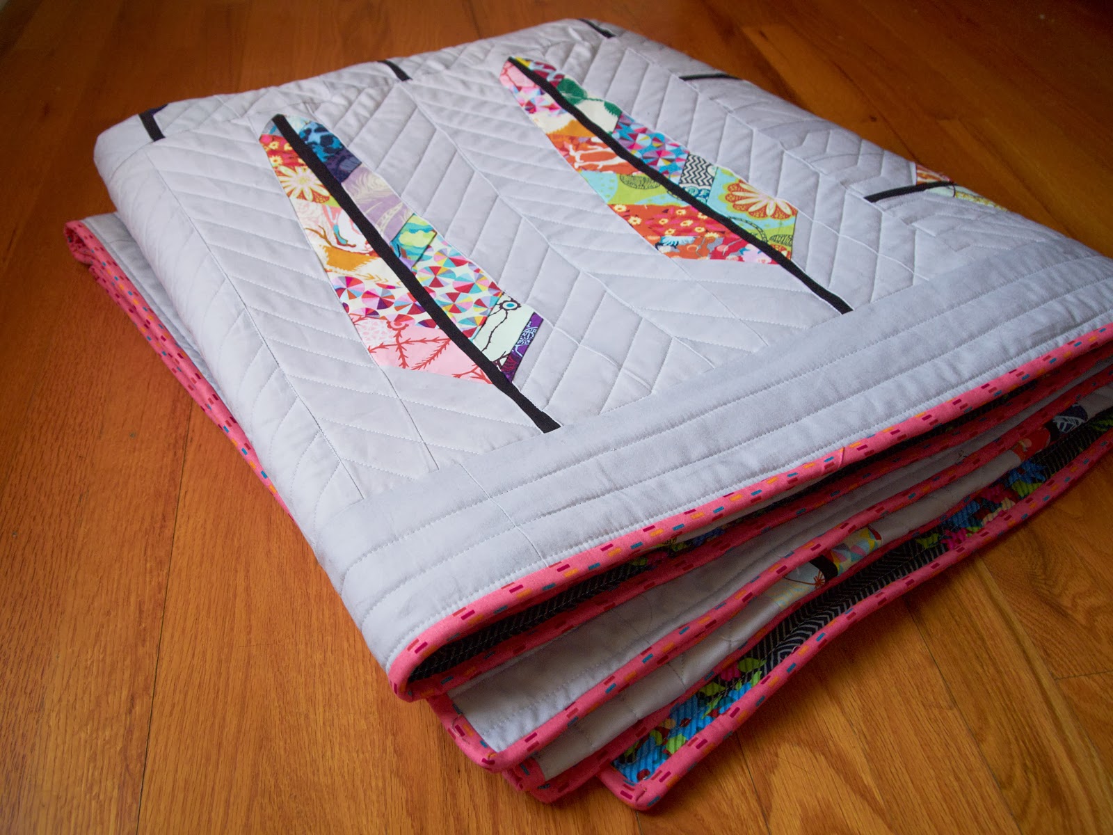 Fancy Tiger Crafts: Jaime's Feather Quilt