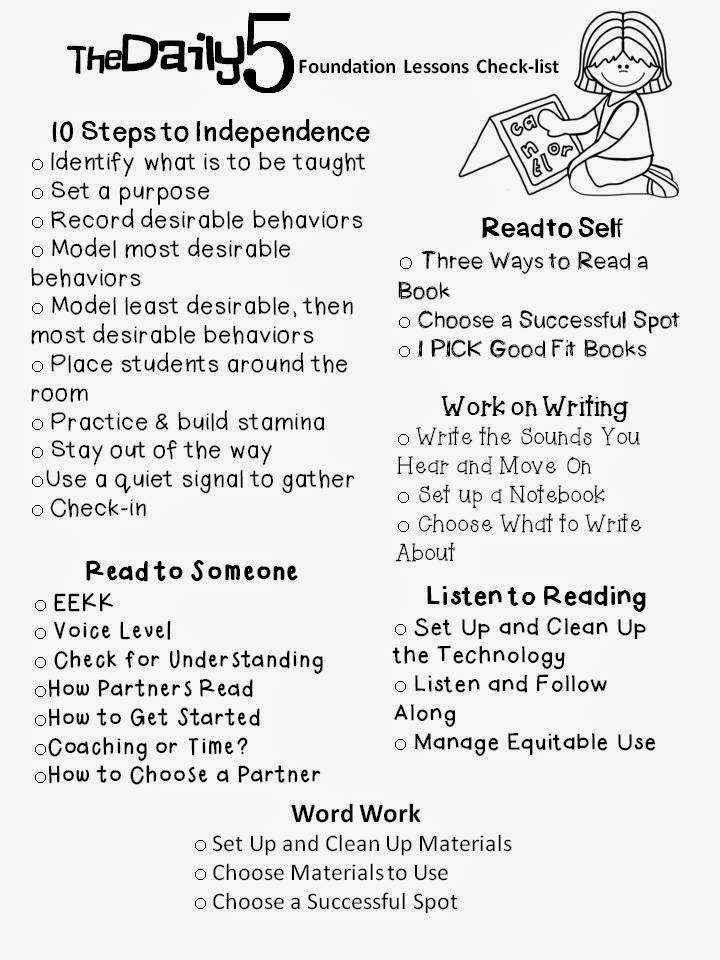 Memories Made in First: Daily 5 FREEBIES