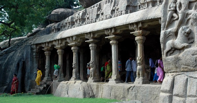Tamilnadu Tourism: Panchapandava Cave Temple, Mamallapuram