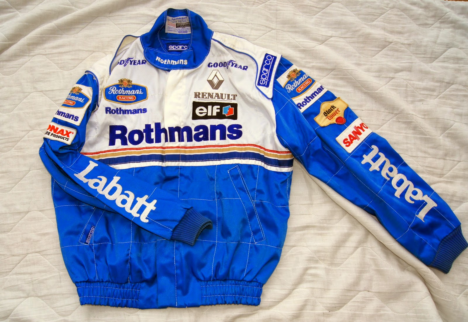 samurai‐bikers: Sparco Rothmans Willams Renault F1 Team Jacket
